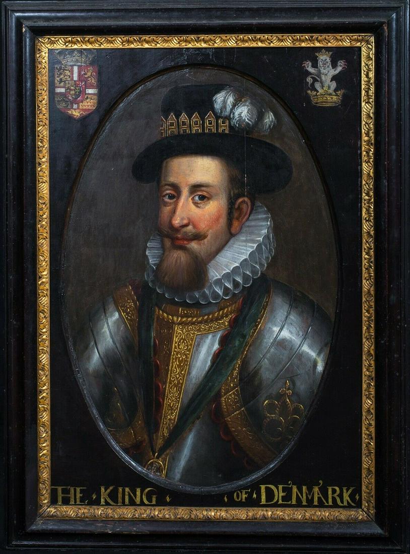 PORTRAIT KING CHRISTIAN III OF DENMARK OIL PAINTING (#0171) on Mar 13 ...
