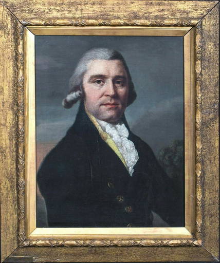 PORTRAIT OF A GENTLEMAN SAMUEL ADAMS (1722-1803) OIL PAINTING (#0082 ...