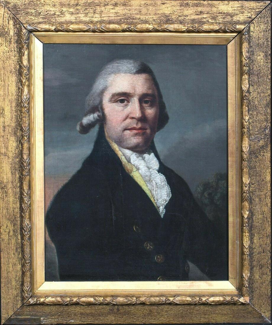 PORTRAIT OF A GENTLEMAN SAMUEL ADAMS (1722-1803) OIL PAINTING (#0082 ...