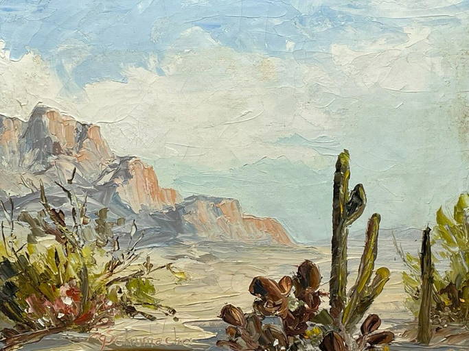 "studio In The Desert" Oil Painting