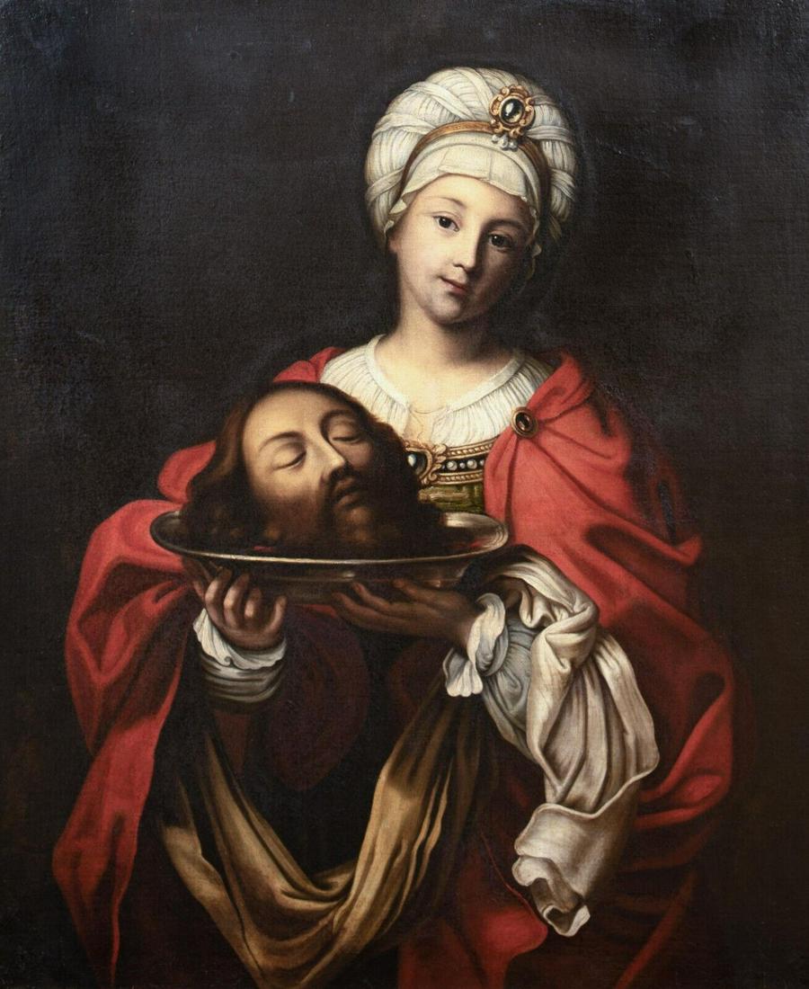Salome With The Head Of St John The Baptist Oil Painting