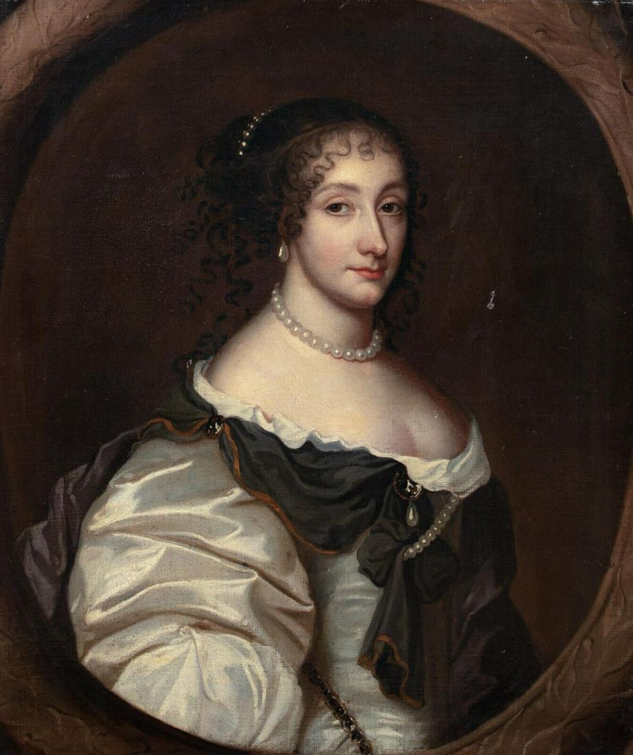 Portrait Of Henrietta Anne Of England Oil Painting Auction