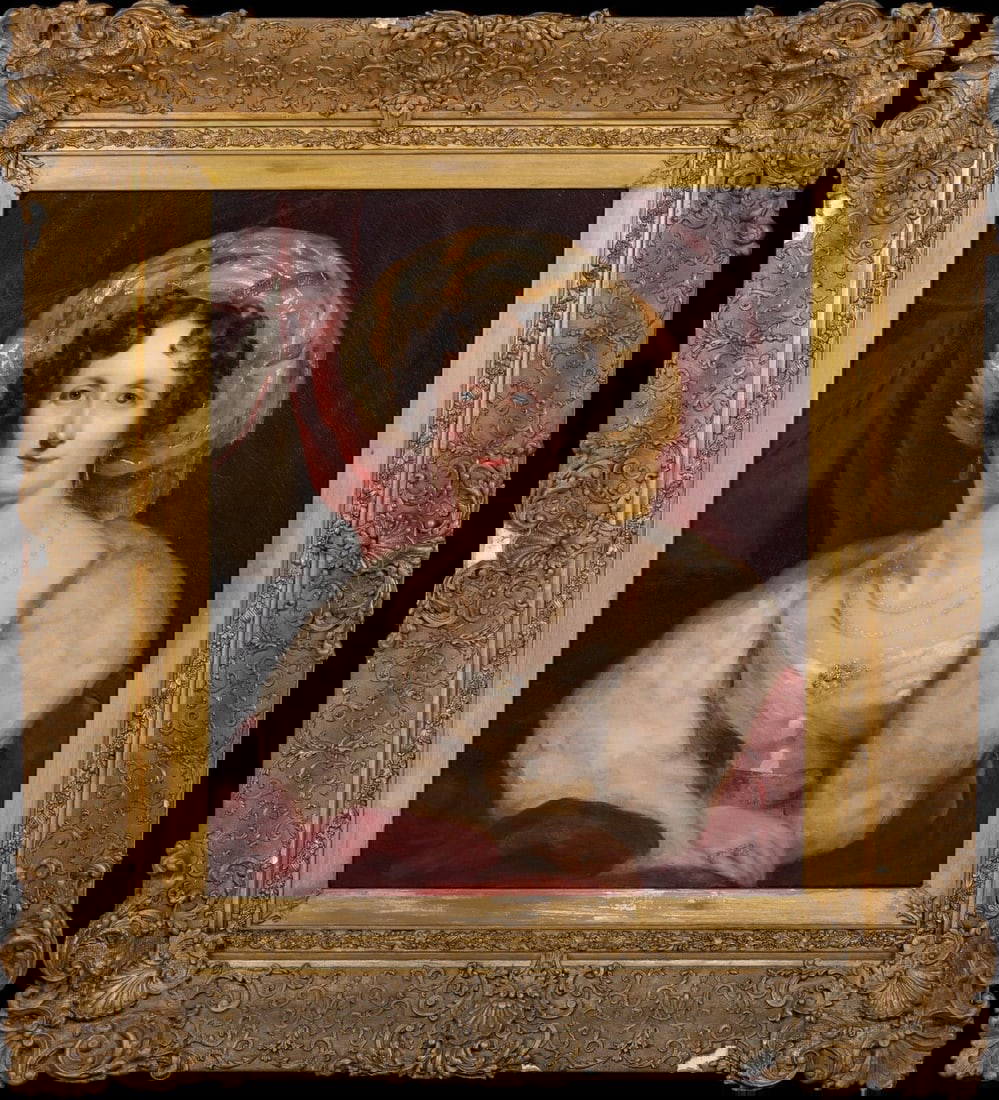Portrait Of A Lady Oil Painting Auction