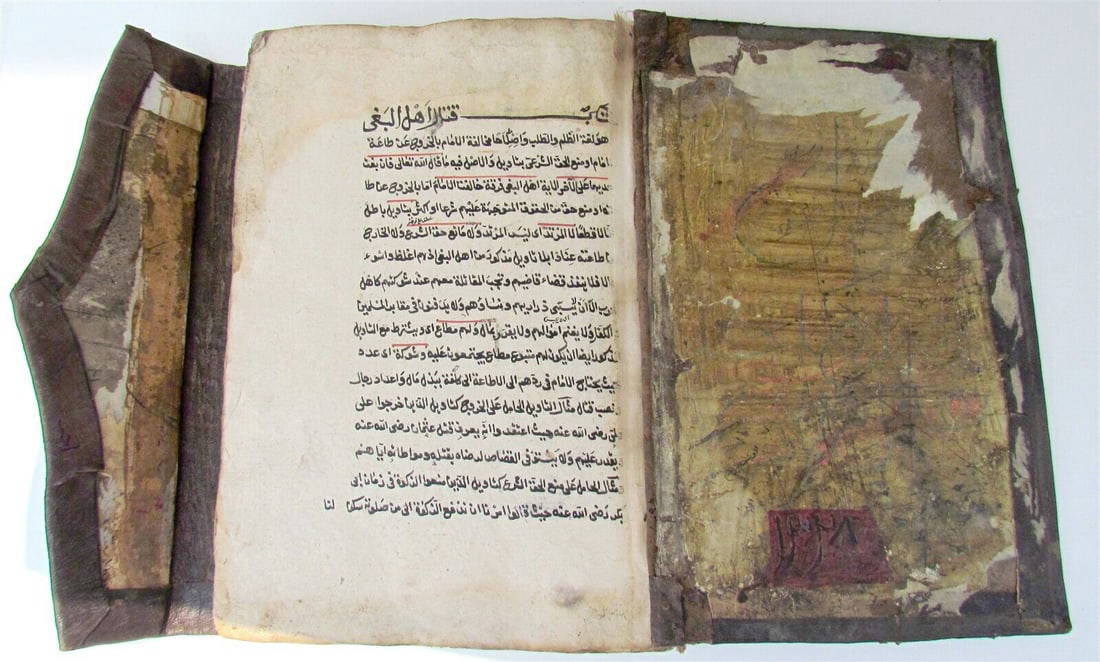 Antique Islamic Law Manuscript From Caucasus Dated To The 17th Century ...