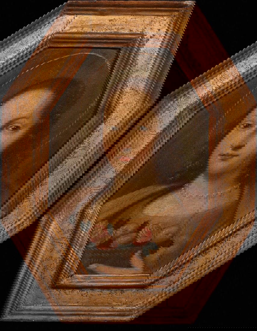 Portrait Of Virgin Martyr Saint Dorothea Oil Painting Auction