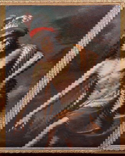 David & The Head Of Goliath Oil Painting