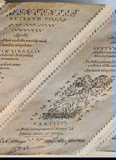 Georg Major's 1564 Poetry, An Ancient Vellum Binding From The 16th Century