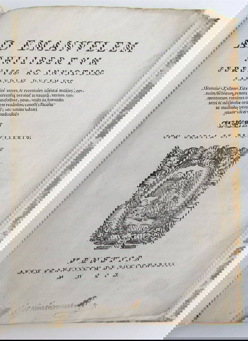 Dominicus Cyllenius, 1559, Military Science, 16th Century, Latin Auction