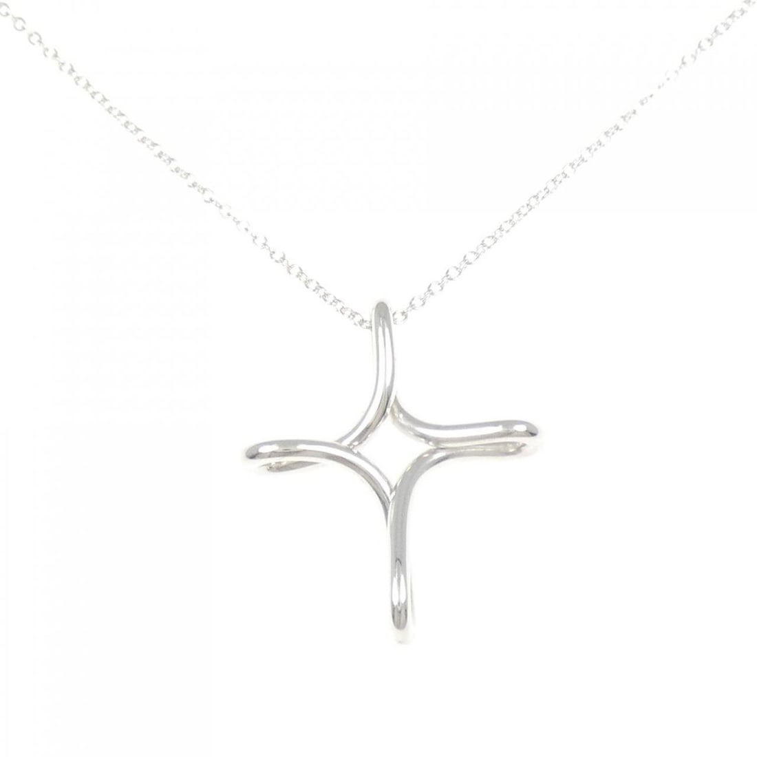 Tiffany Infinity Cross Necklace Auction