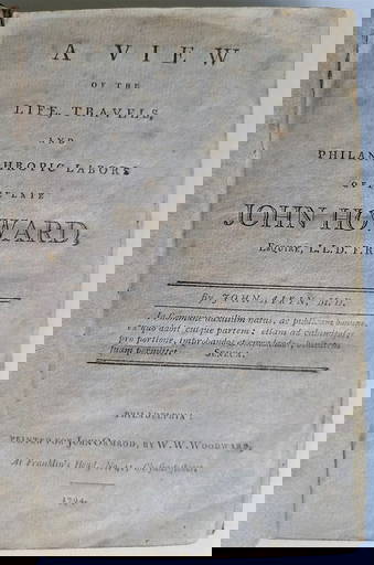 1794 View Of John Howard's Life Travels And Philanthropic Labors ...