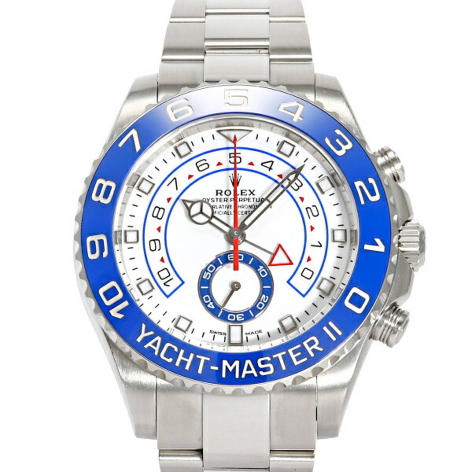 Rolex Yacht-master Ii White Mercedes-benz Dial Watch Men's Auction