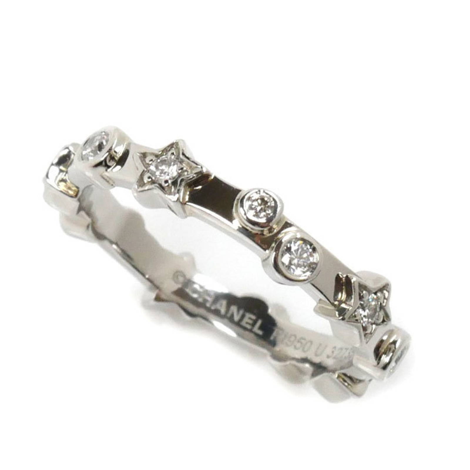 Chanel Comet D'amour Platinum Diamond Ring Auction