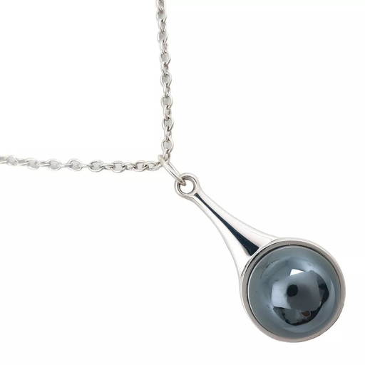Georg Jensen Necklace Silver925 Hematite