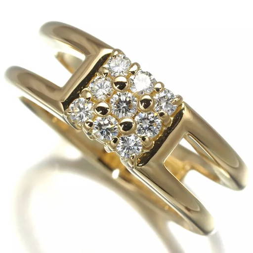 Hoshi No Suna Ring Diamond Paved