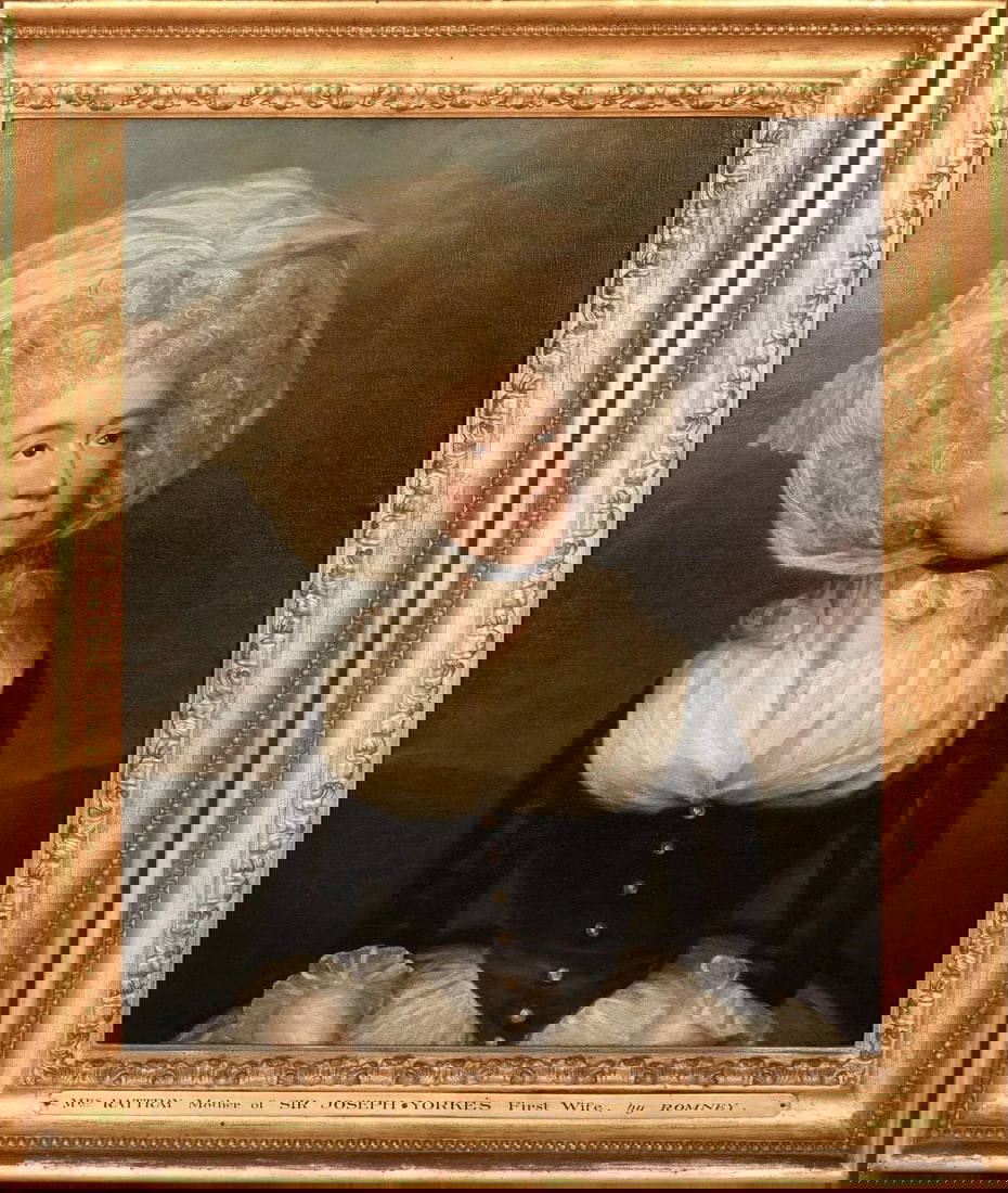 Portrait Of Mrs Elizabeth Rattray Oil Painting Auction