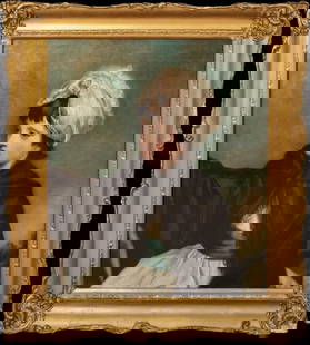 Frank B. Linton Portrait Painting Young Lady W/hat - Jun 22, 2014 ...