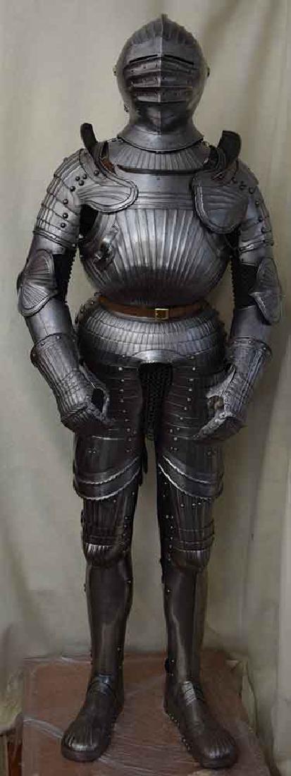IMPORTANT & RARE MAXIMILIAN FULL SUIT OF ARMOR CAP-A