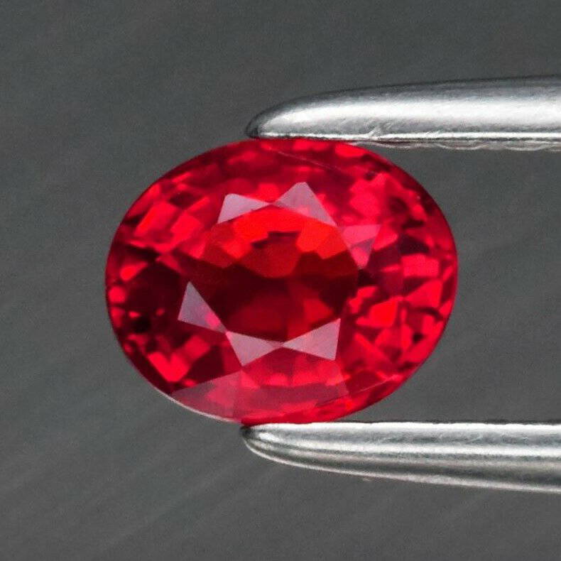 Rare 0.43 Ct. Natural Orangish Red Ruby - Tanzania Auction