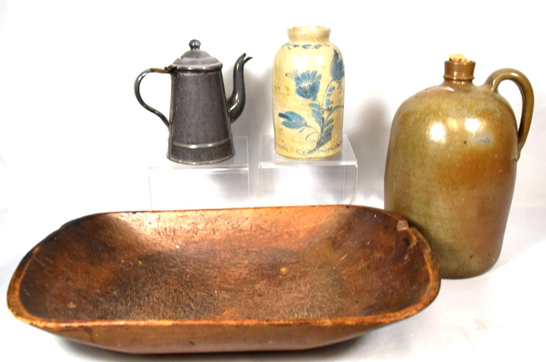 FOUR ASSEMBLED COUNTRY ITEMS: