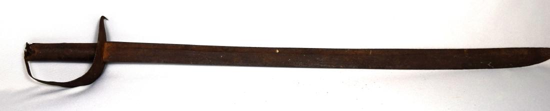 ENGLISH PRIMITIVE EARLY BLACKSMITH MADE SWORD: