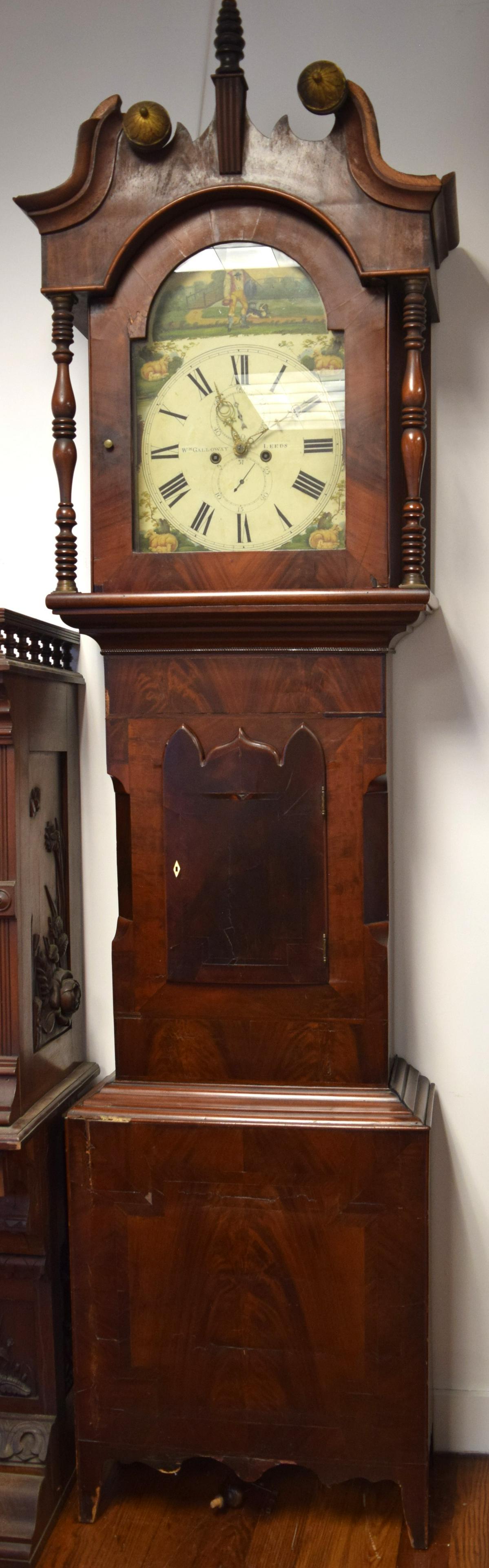 ENGLISH WILLIAM GALLOWAY LEEDS TALL CLOCK: - Jan 26, 2020 | White's ...