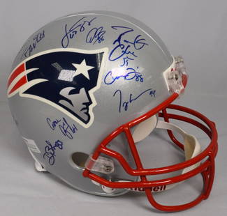 Tom Brady Super Bowl Xxxvi Autographed Helmet