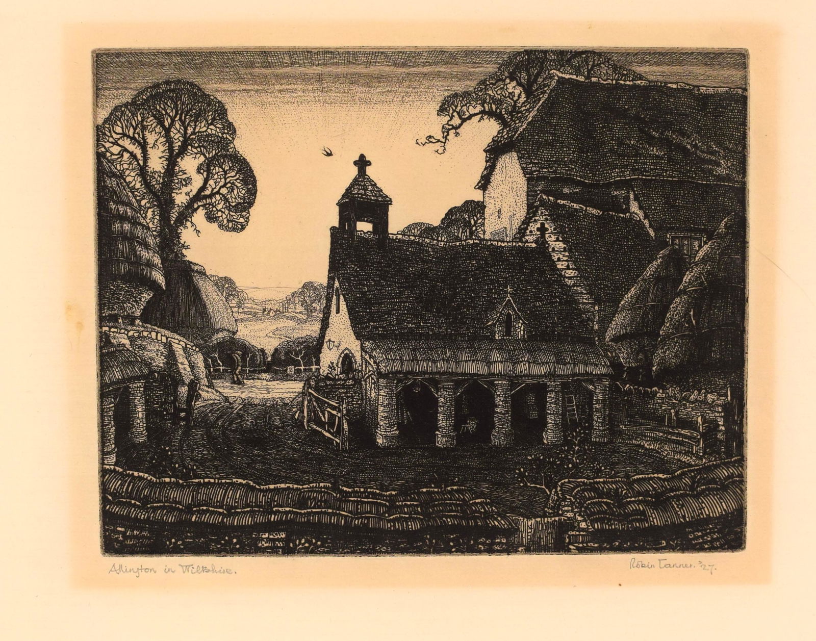 ROBIN TANNER BLACK & WHITE ETCHING - Aug 29, 2021 | White's Auctions in MA