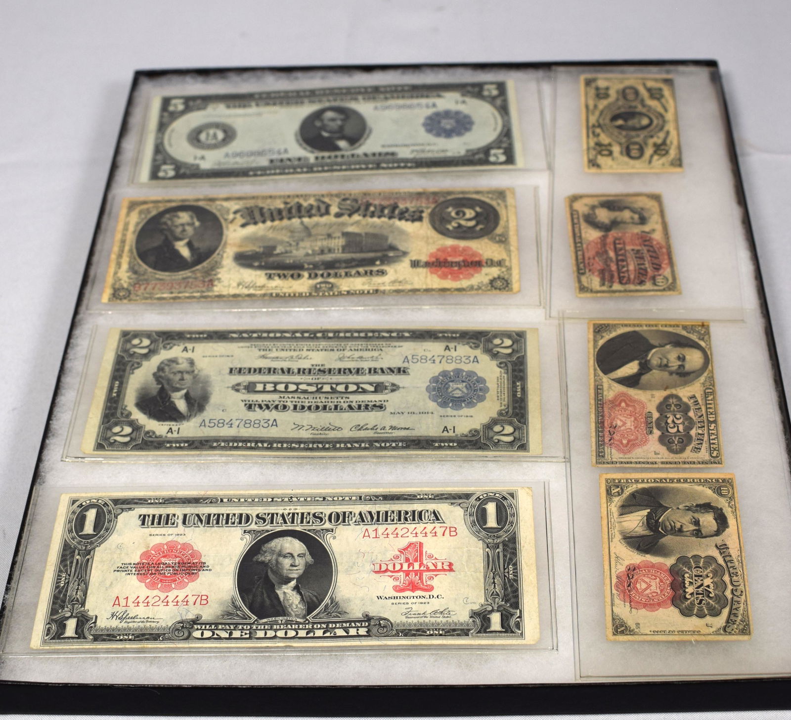 Us Paper Currency, Fractional Cents And Notes