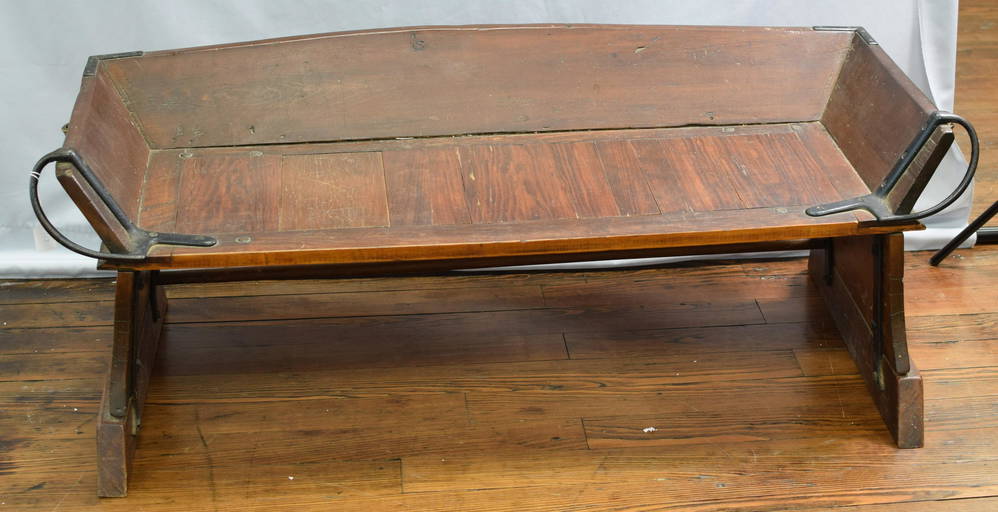 Wooden Buckboard Wagon Seat