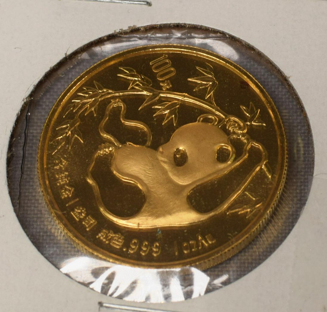 1985 Chinese 1 Oz Gold Panda Coin