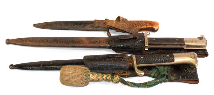 Wwii German Dress Bayonet W Scabbard & Sword Knot