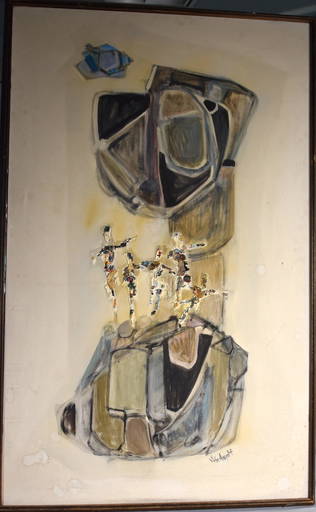 JOHN ARAPOFF ABSTRACT PAINTING (#0265) on Dec 18, 2022 | White's ...