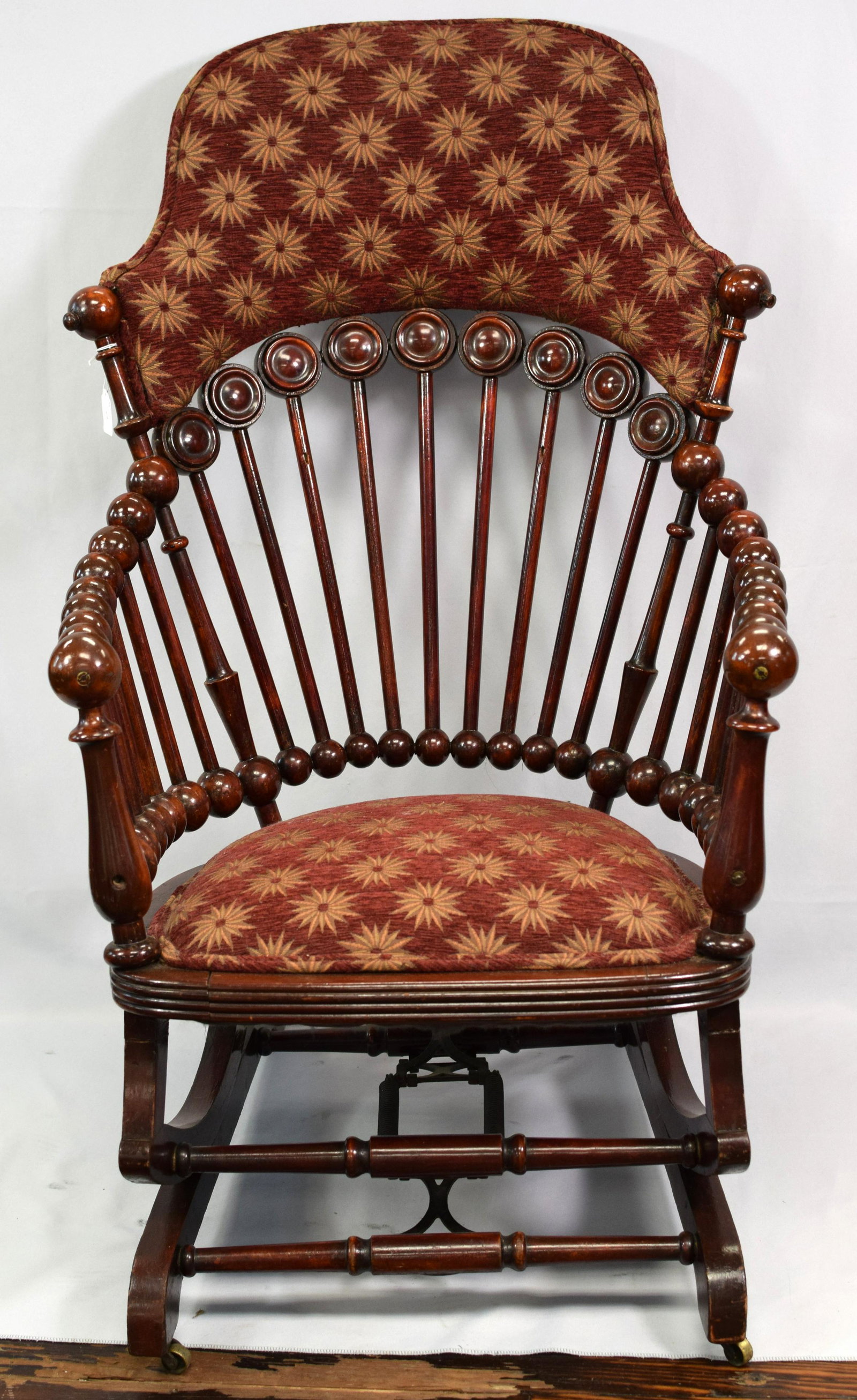 Hunzinger Lollipop Mahogany Rocking Chair