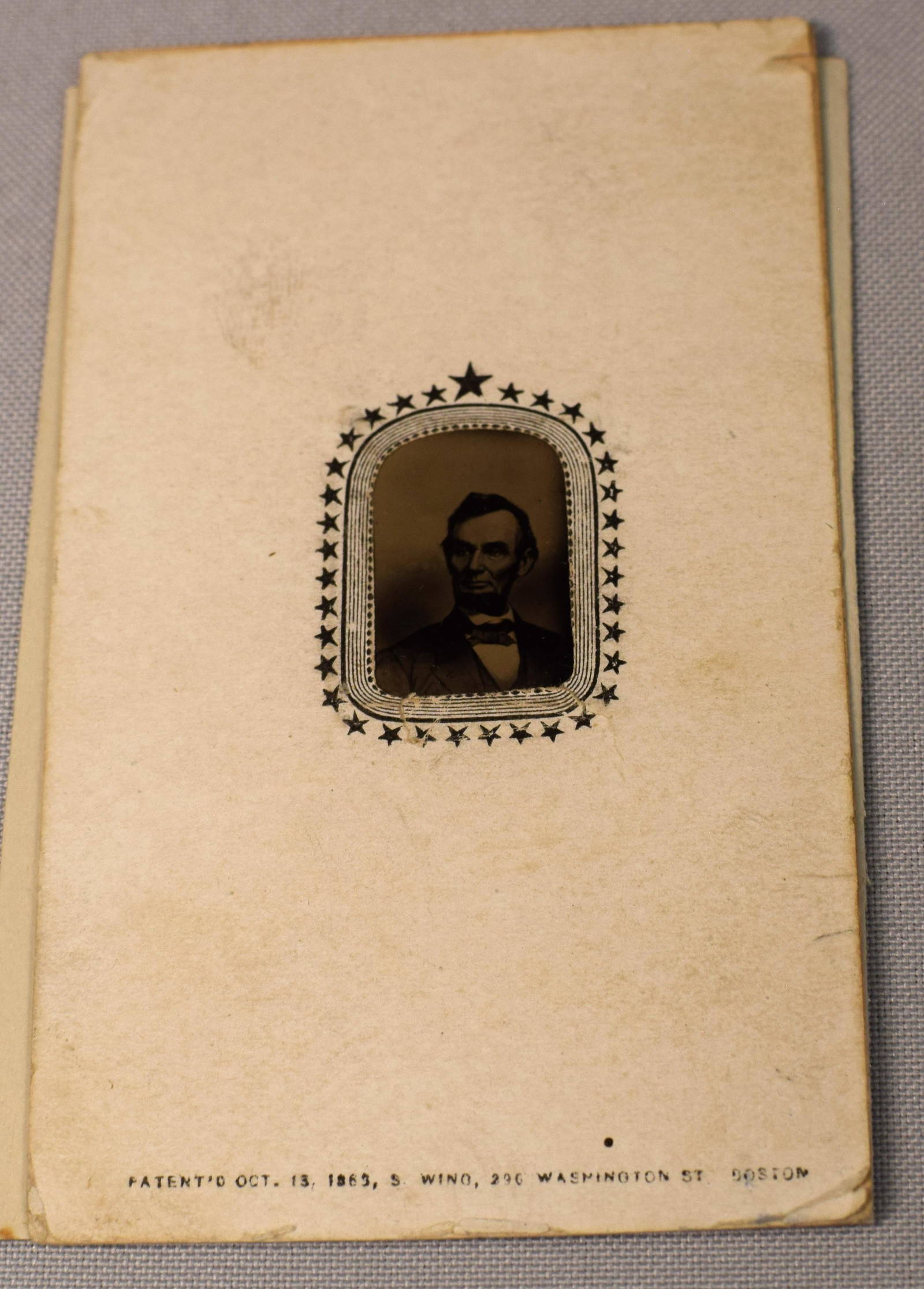 1865 Abraham Lincoln Tin Type Auction