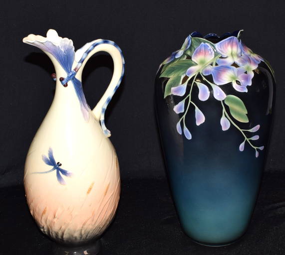 2 Franz Porcelain Vases