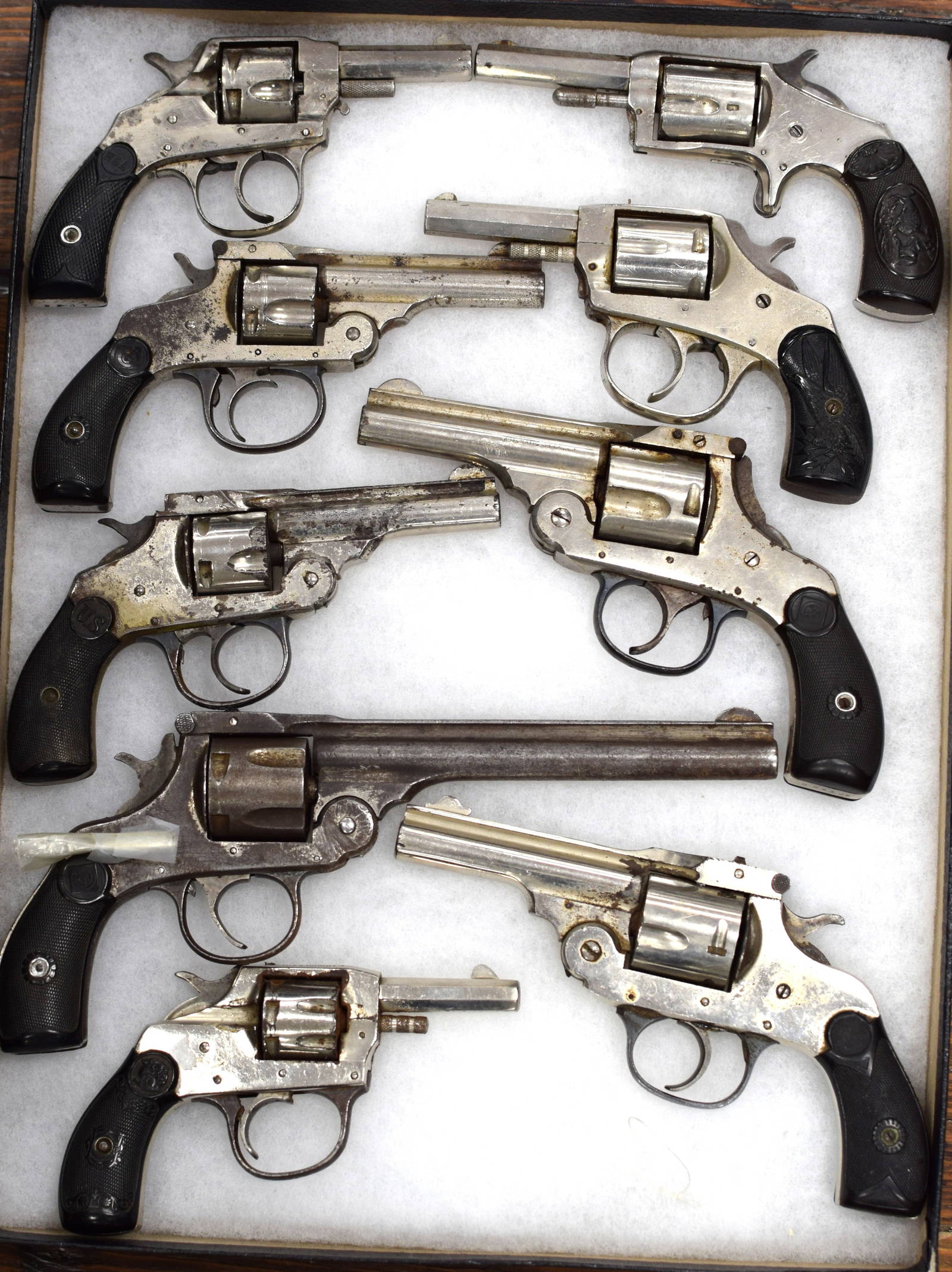 Collection Of 9 Antique Revolvers Auction