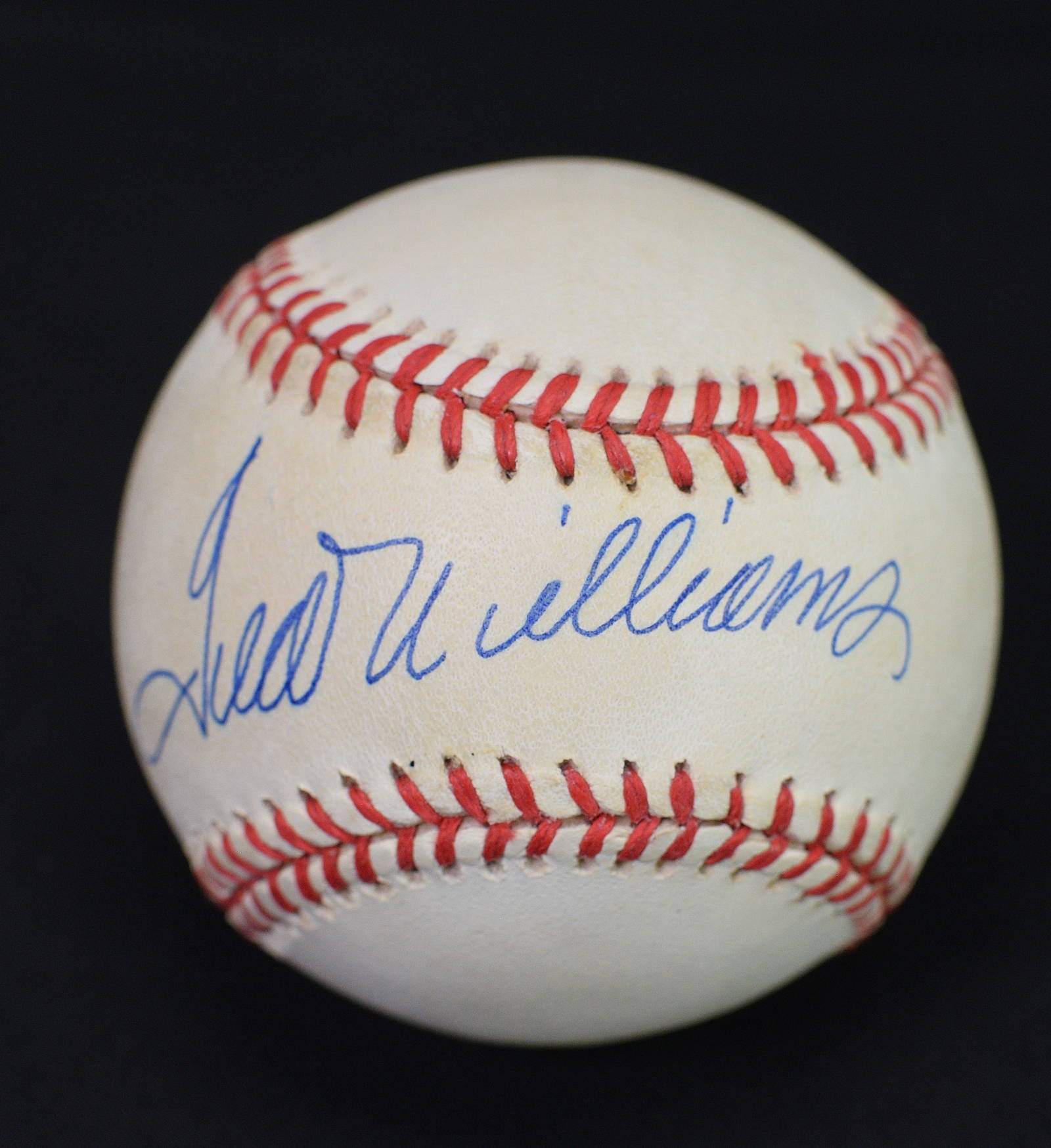 Ted Williams Signed Baseball With Coa Auction