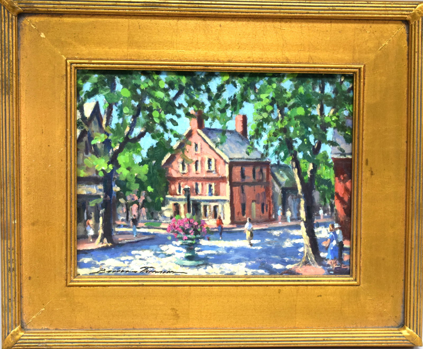 Bruce Backman Turner Nantucket Shade Oil Painting
