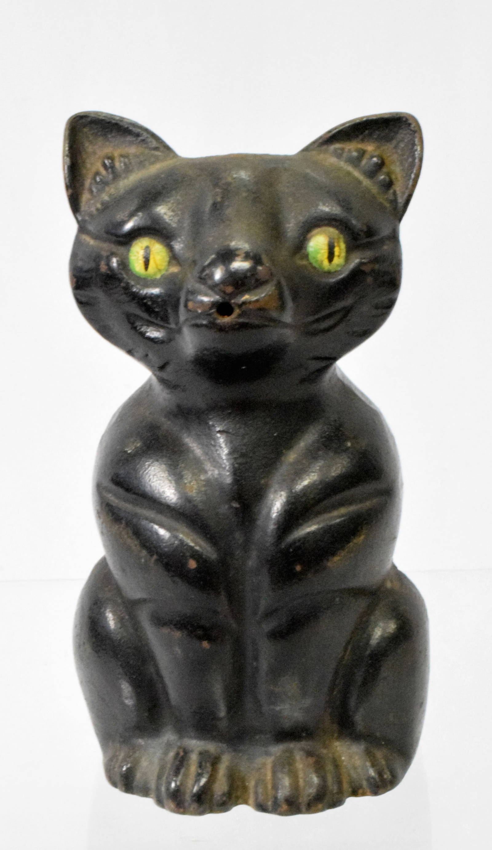 Cast Iron Cat String Holder. Auction