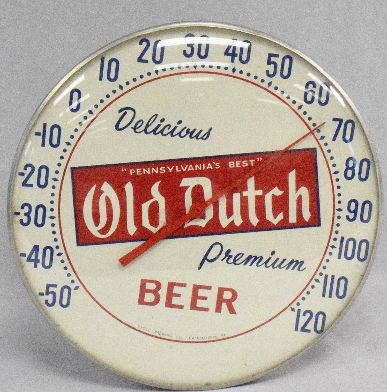 Old Dutch Beer Bubble Thermometer Auction