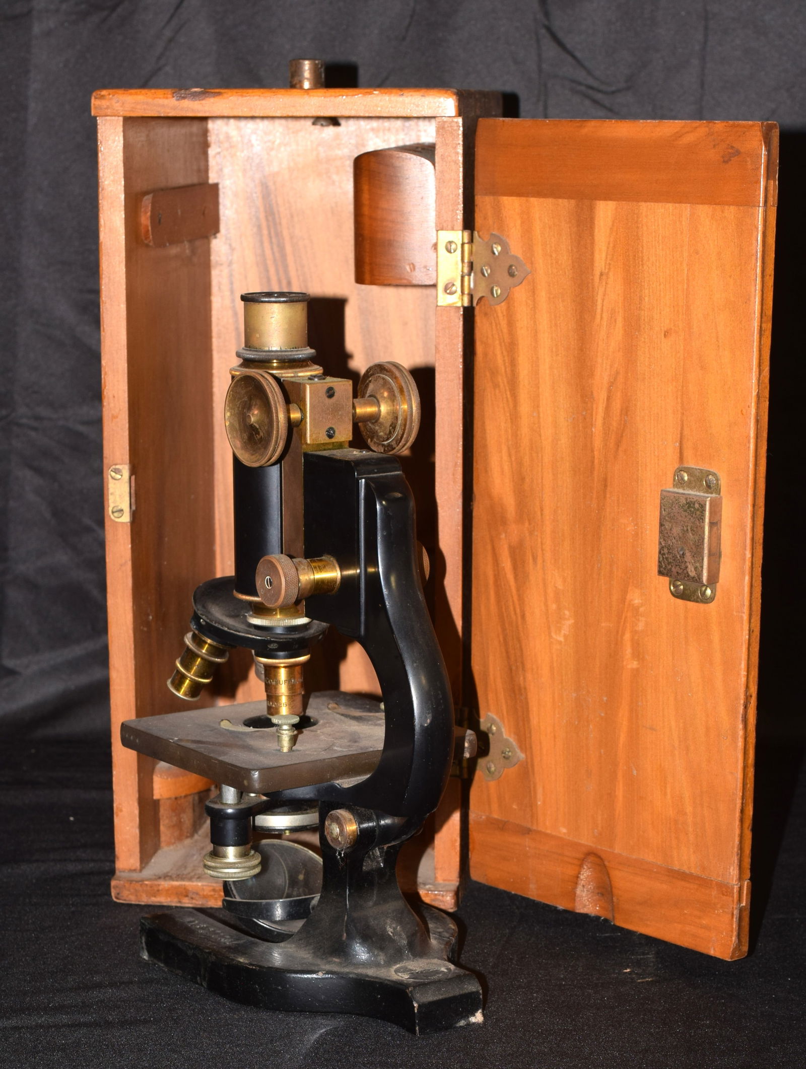 Old Spencer Microscope In Original Case Auction