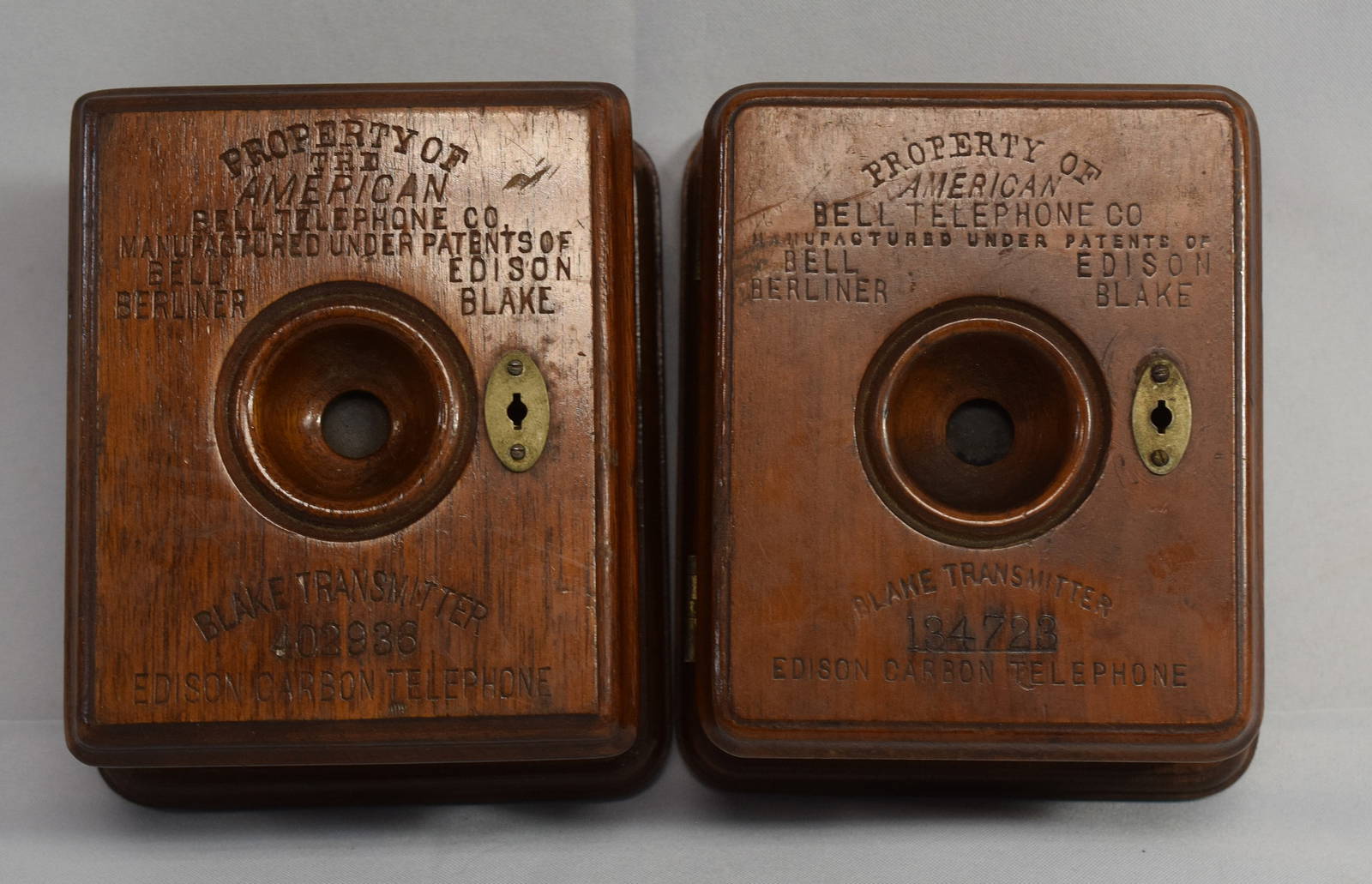 Rare Edison Carbon Telephone Blake Transmitters Auction