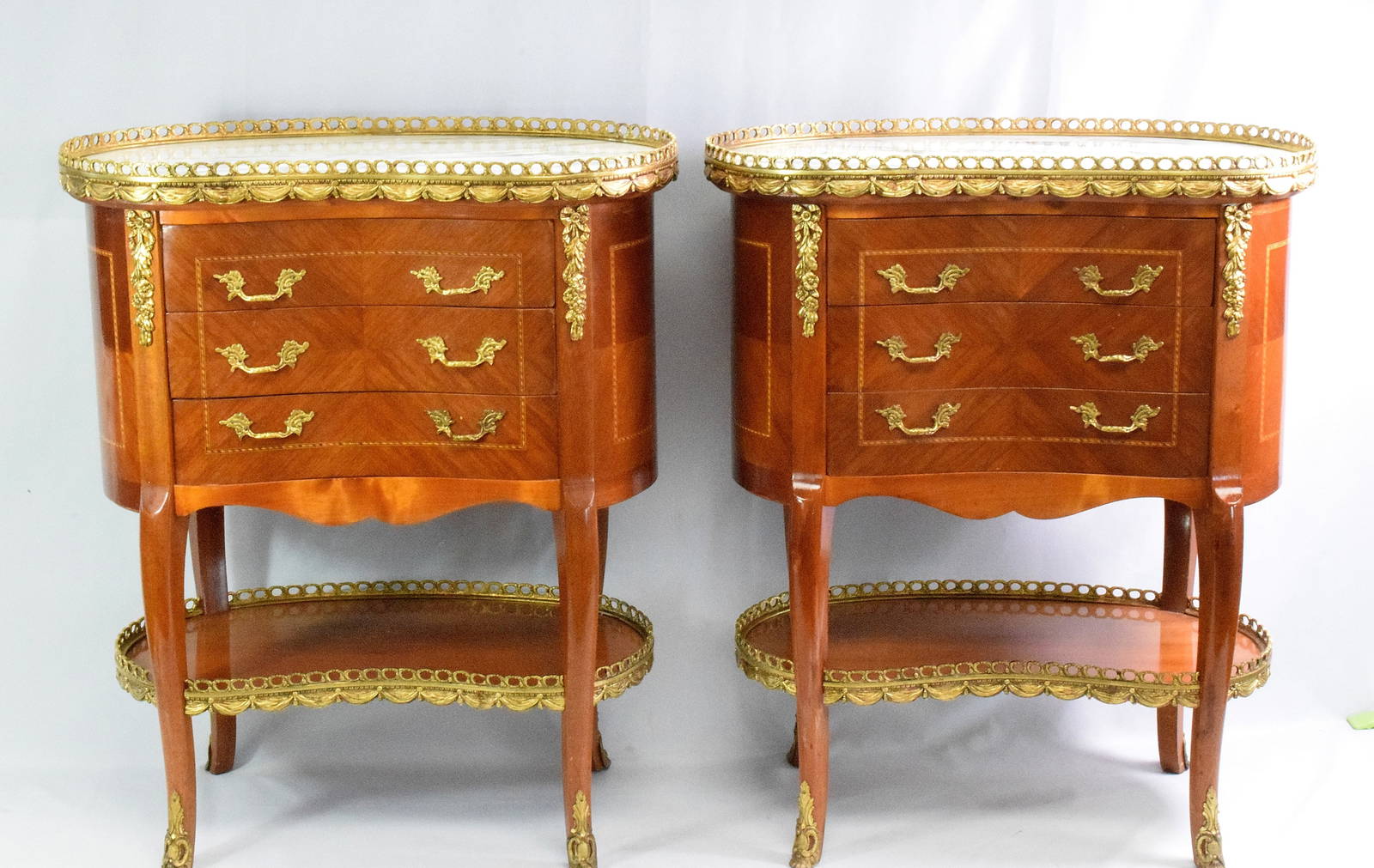 French Louis Xv Style Kidney Shape Side Stands Auction