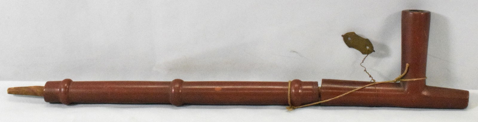 19th C Souix Catlinite Peace Pipe Auction