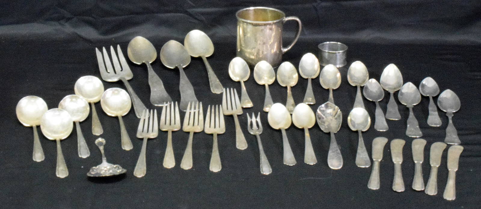 Assembled Sterling Silver Flatware & Holloware Auction
