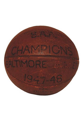 1947 48 Baltimore Bullets Baa Championship Game Use