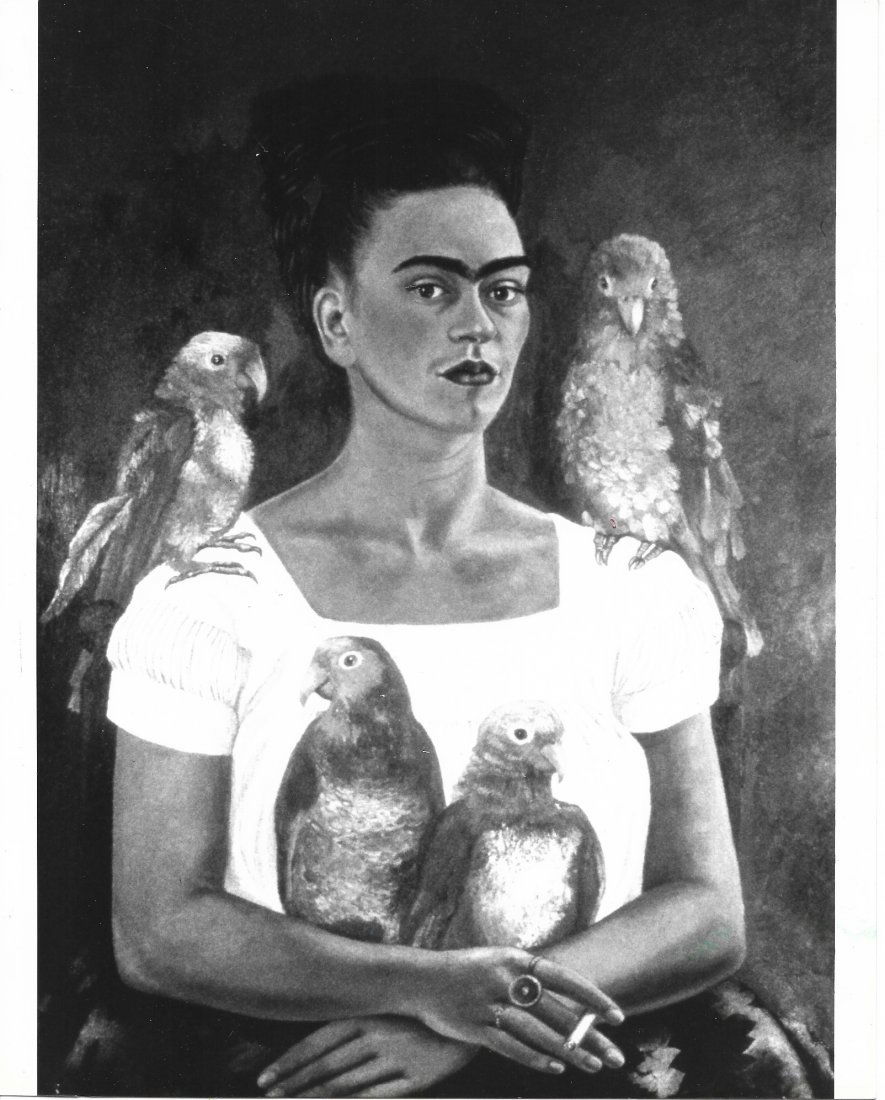 1989 Press Photo Artist Frida Kahlo 'Me and My Parrots' - Apr 27, 2018 ...