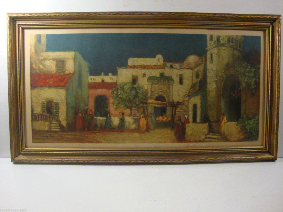 "In Old Argiers" by Louis Seybold Print 1930's by Morri