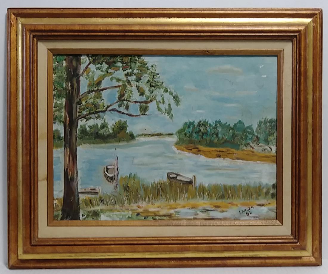 1962 Langer Oil Painting Seascape/Nautical - Mar 07, 2019 | Estate ...