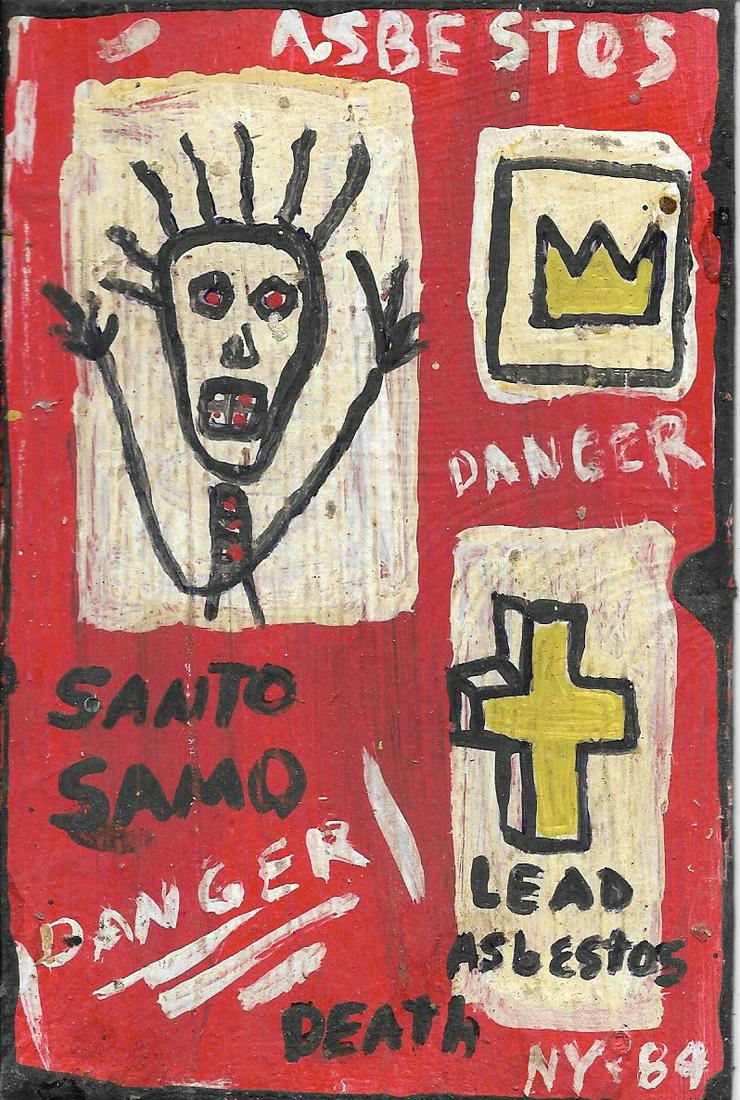 JMB Signed - SAMO CROWN - Painting Signed on Reverse. A (#2000A) on Aug ...